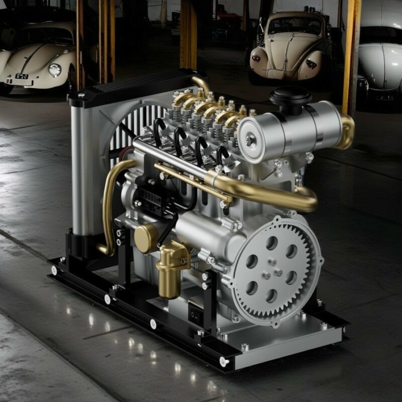 Moteur diesel miniature complet en kit - Maquette technique motorisée ...